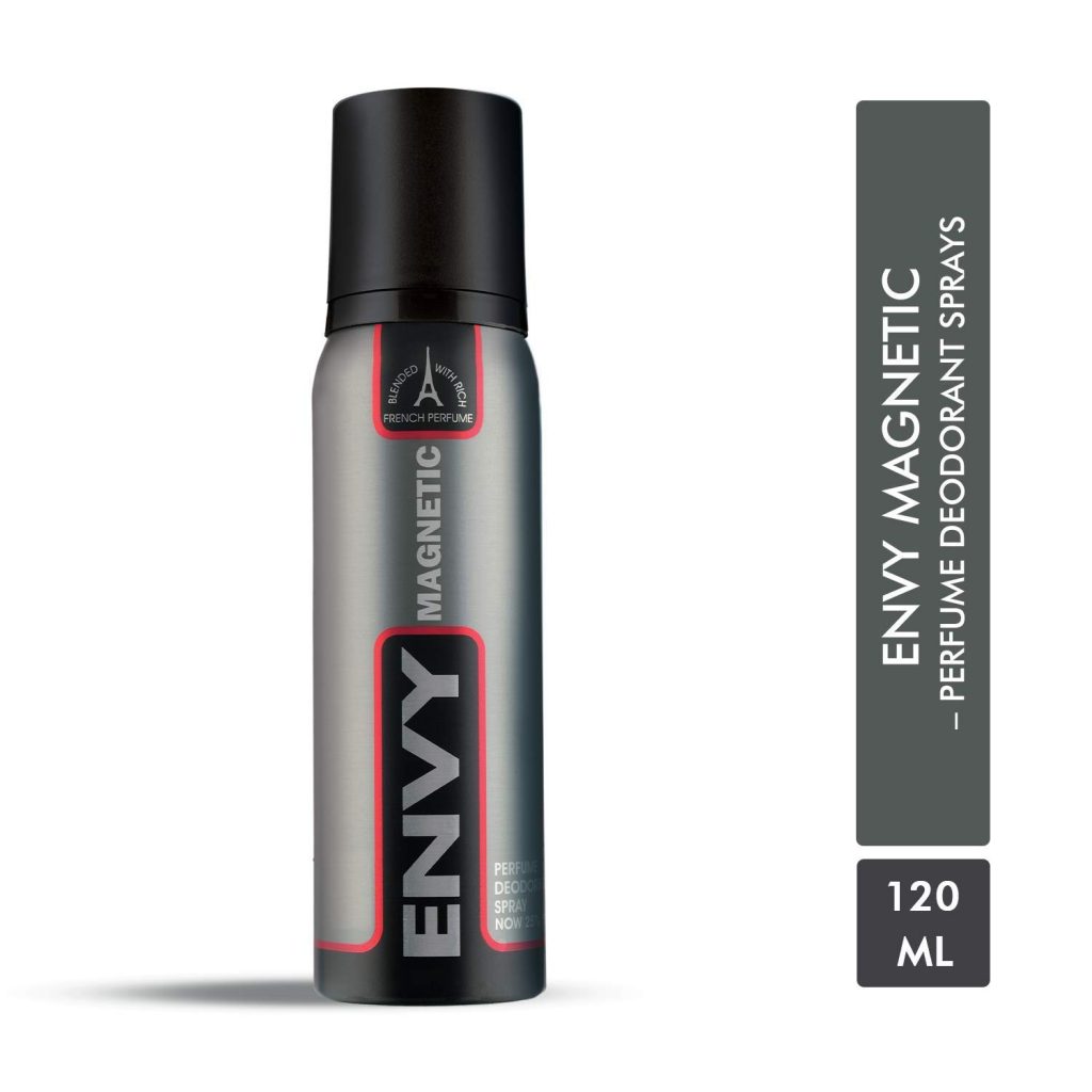 Envy Magnetic Deodorant Spray - For Men (120 ml) - Arpan General Stores